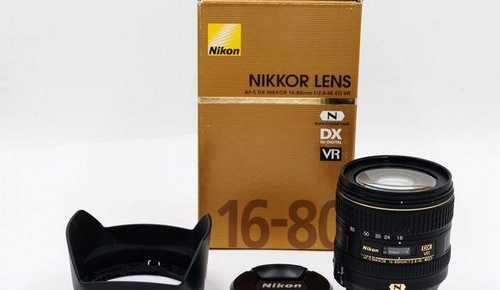 Nikon 16-80mm f/2.8-4E ED VR AF-S DX как новый