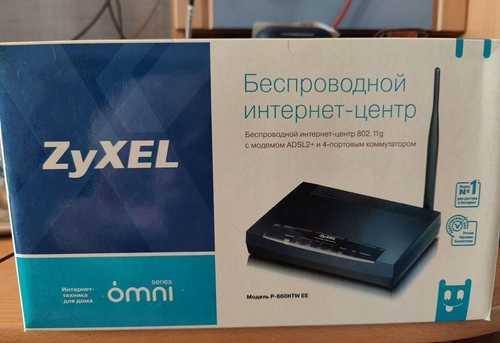 Adsl2+ роутер Zyxel P660HTW EE