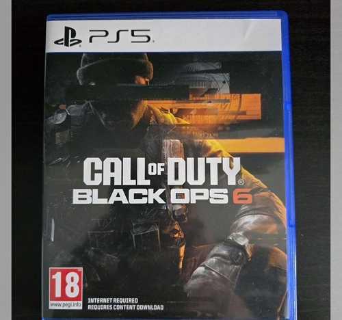 Call of duty black ops 6 ps5 диск