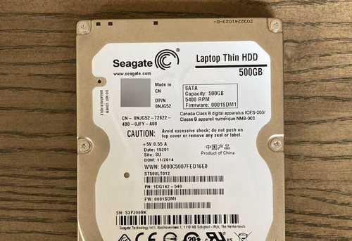 HDD 500gb 2,5 Seagate Laptop Thin