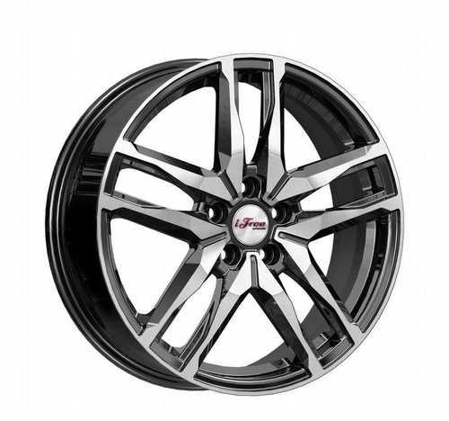Литые диски 6.5x18 5x108 60.1 ET52 iFree Бомбей Блэк Джек