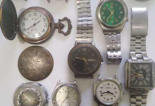 Часы карманные,наручные,механика, электроника СССР