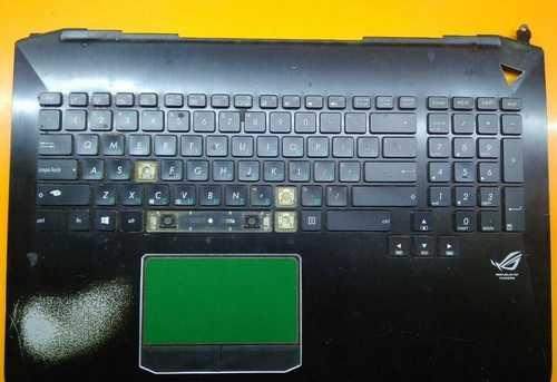 Б/У топкейс с неисправной клавиатурой Asus G750