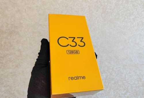 Смартфон Realme C33 128Gb Золотой Новый
