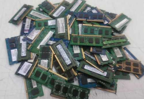 60 шт - неисправные модули памяти SO-dimm разные