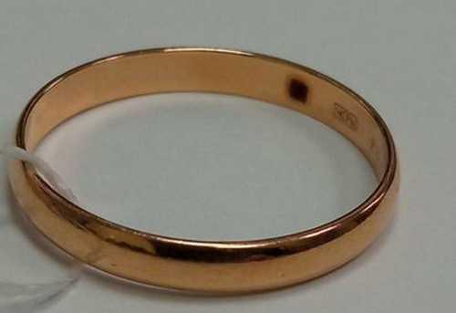 Золотое обручальное кольцо 19 р(8330)