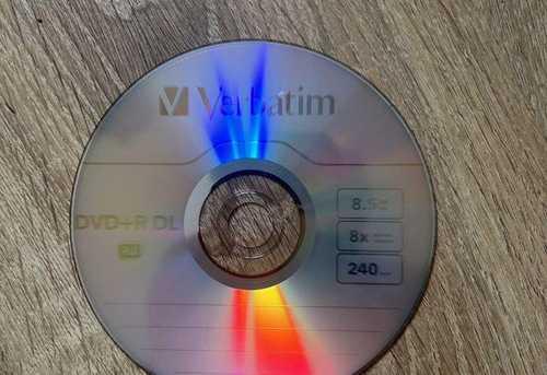 Болванка DVD+R DL, 8,5 Gb, 8X, 240 min