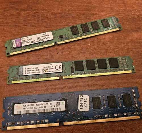 Оперативная память для пк DDR3 4 GB Kingston