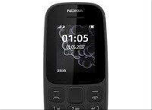 Телефон Nokia 105 Dual Sim black