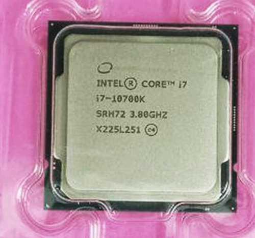 Новый процессор Intel Core i7 10700k. new tray