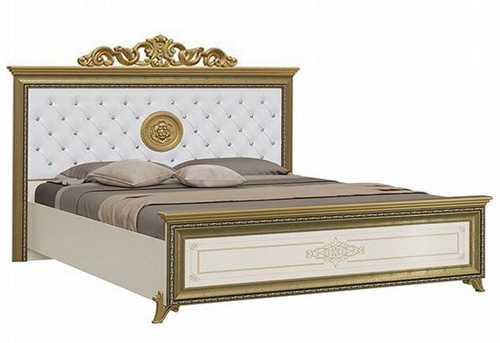Кровать с мягким изголовьем с короной св-04мик 180