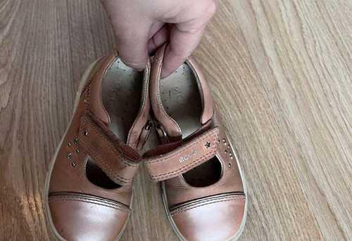 Туфли кожаные Ecco для девочки 24 размер