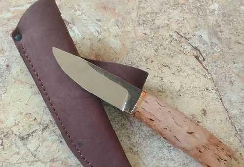 Нож "Саом-б" 95х18 карельская берёза