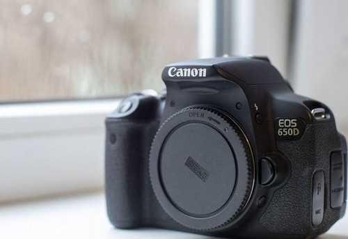Зеркальный фотоаппарат Canon 650d body