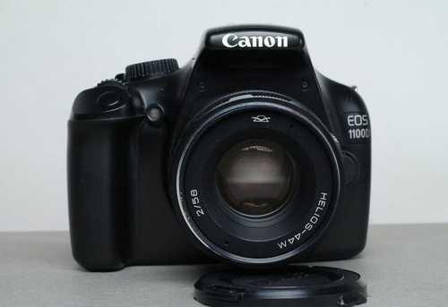 Фотоаппарат Canon 1100d + Helios 58mm f/2
