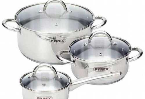 Набор посуды Pyrex Master 6 предметов серебристый