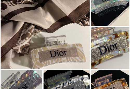 Заколка для волос Краб Dior новое
