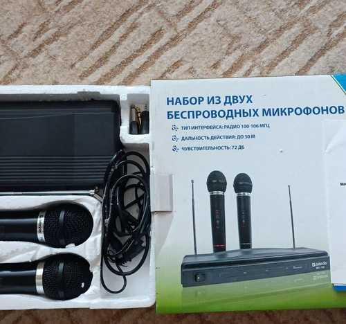 Набор из двух беспроводных микрофонов