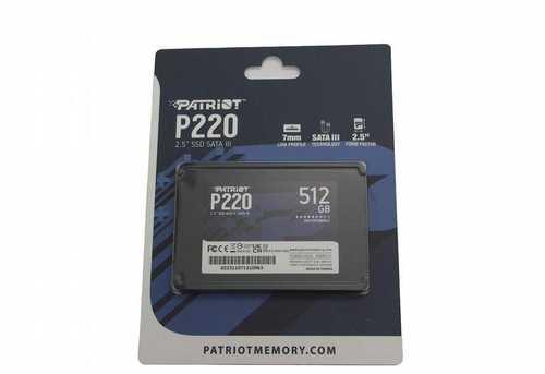 Накопитель SSD 512Gb Patriot P220 (P220S512G25)