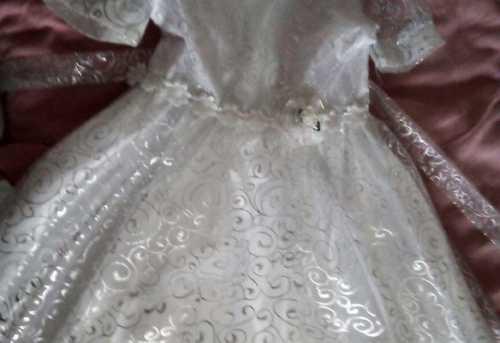 Платье нарядное 98/104 Снежинка