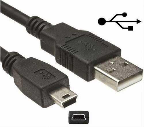 Кабель mini USB для телефона, фотоаппарата