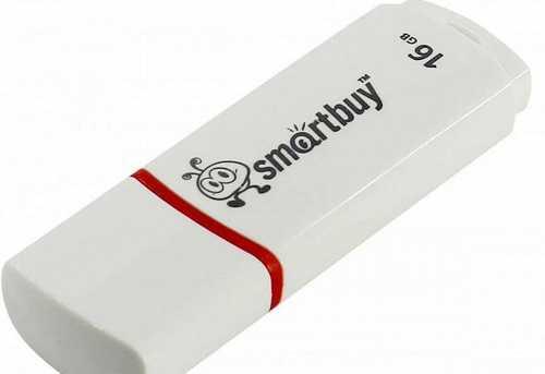Флеш-накопитель Smartbuy Crown USB 2.0 16GB, белый