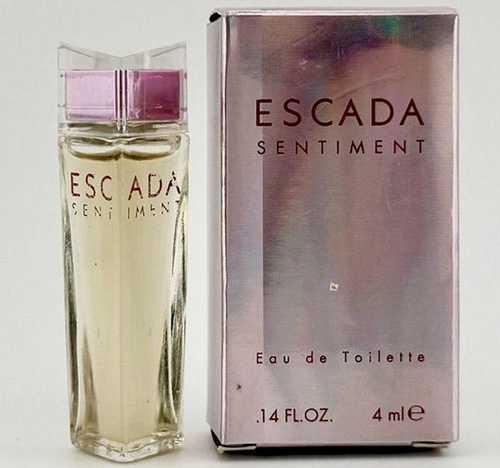 Escada Sentiment edt 4 мл винтаж