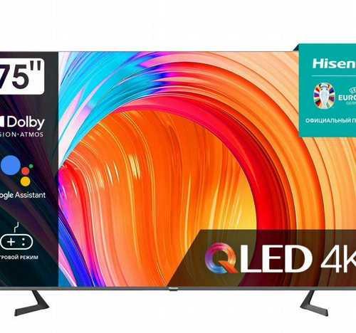 75" QLed Телевизор Hisense 75A7GQ новый