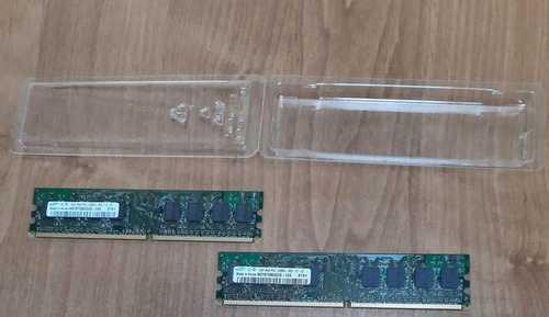 Модуль памяти Samsung DDR2 1GB