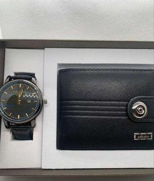 Часы мужские с портмоне Rolex / Patek Philippe