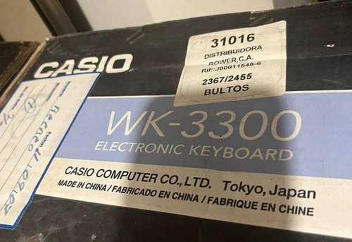 Синтезатор casio wk 3300