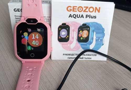Детские часы-телефон + gps. geozon aqua Plus