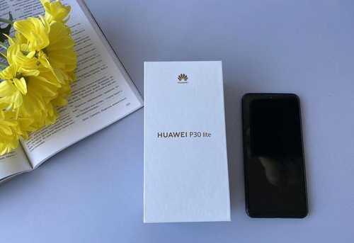 Коробка от телефона huawei p 30 lite с наушниками