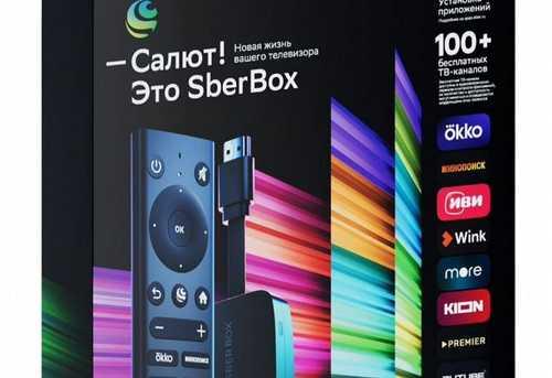 Смарт-приставка Сбер SberBox 4K 16Гб со сбер салют