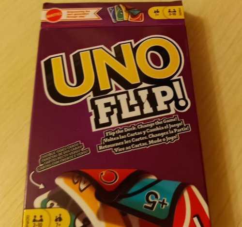 Uno flip настольная игра новая