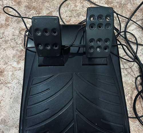 Руль и педали logitech