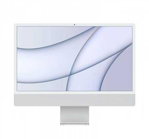 iMac 24 MQR93 M3 8/256 гб серебристый