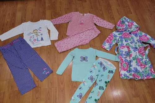 Много Фирменные пижамы, банный халат д/д 4,4-5лет
