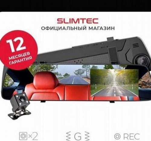 Зеркало с двумя камерами slimtec Dual M4 Full HD