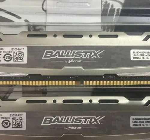 Оперативная память ddr4 crucial ballistix sport lt