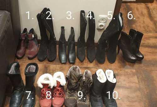 Много обуви. Сапоги женские р. 41 Эконика