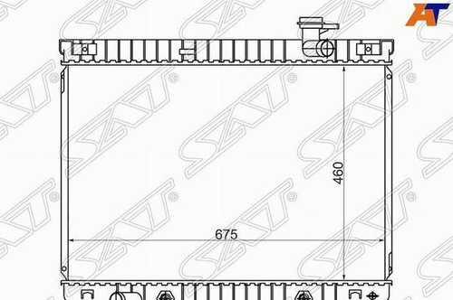 Радиатор охлаждения Шевроле Трейлблейзер
