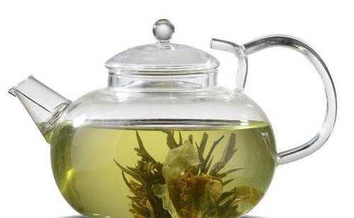 Чайник заварочный стеклянный TimA "иван-чай" 1400м