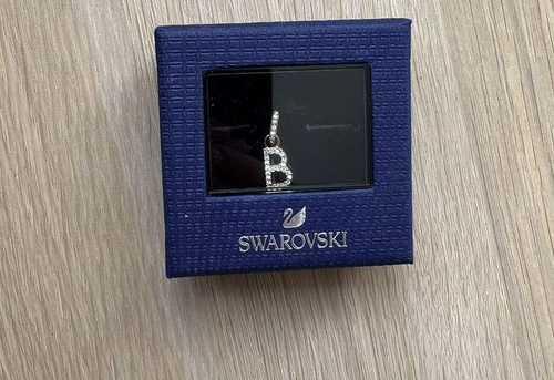 Новая подвеска swarovski буква В
