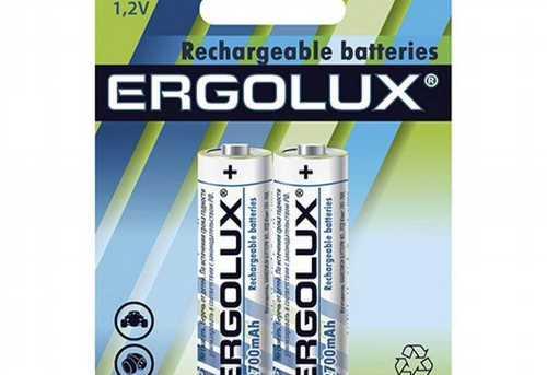 Аккумулятор Ergolux R06-2BL, (AA) 2700 мАч, Ni-Mh