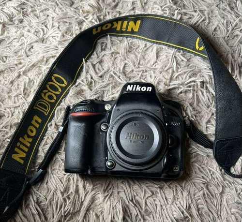 Зеркальный фотоаппарат Nikon d600 + объектив 50 mm
