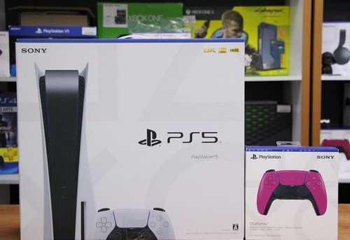 Приставка Sony PS5 JP CFI-1200A + Геймпад "Pink"