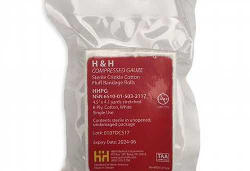 Бинт S-сложенный H&H Compressed Gauze (США)