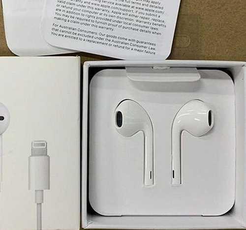 Наушники apple earpods lightning оригинал