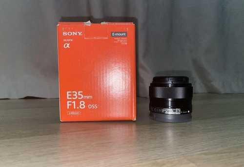 Объектив Sony E 35mm F 1.8 OSS для фотокамеры